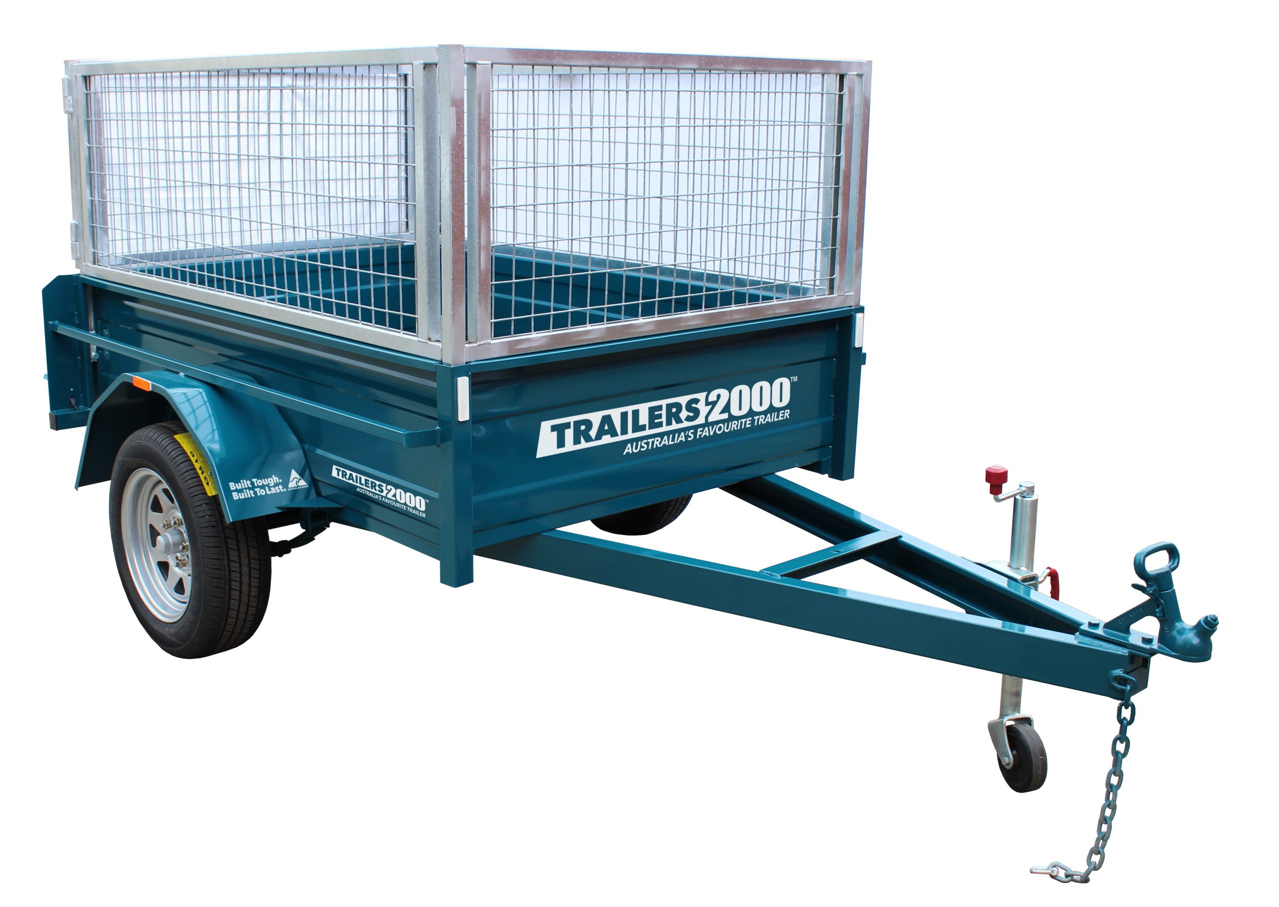 Box Trailer With Cage Trailers 2000