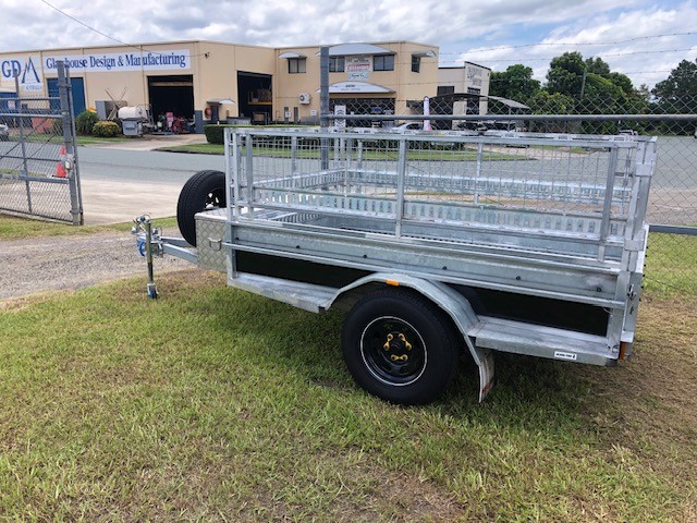 8 x 5 Heavy Duty Cage Trailer - Trailers 2000