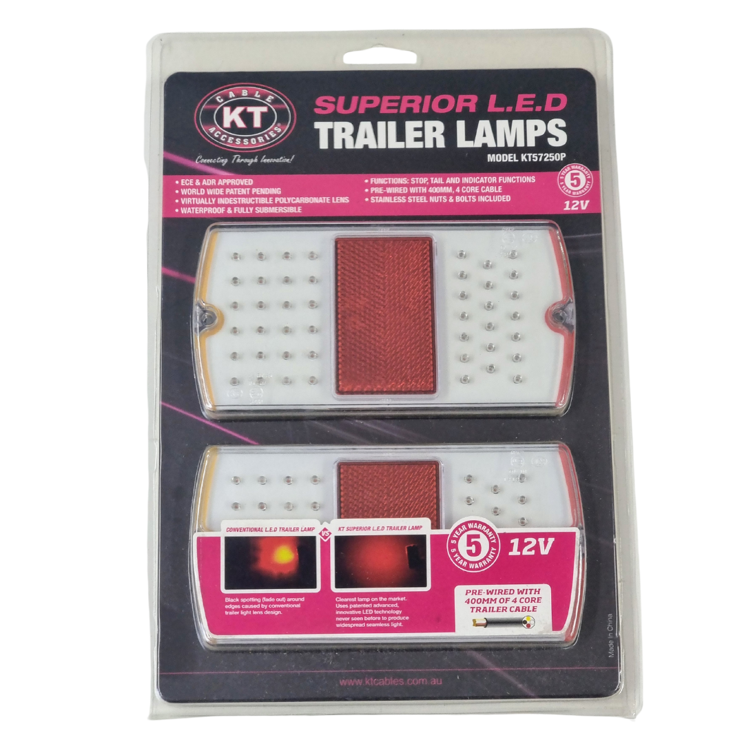 KT Superior LED Trailer Lamps - Rectangle - Trailers 2000